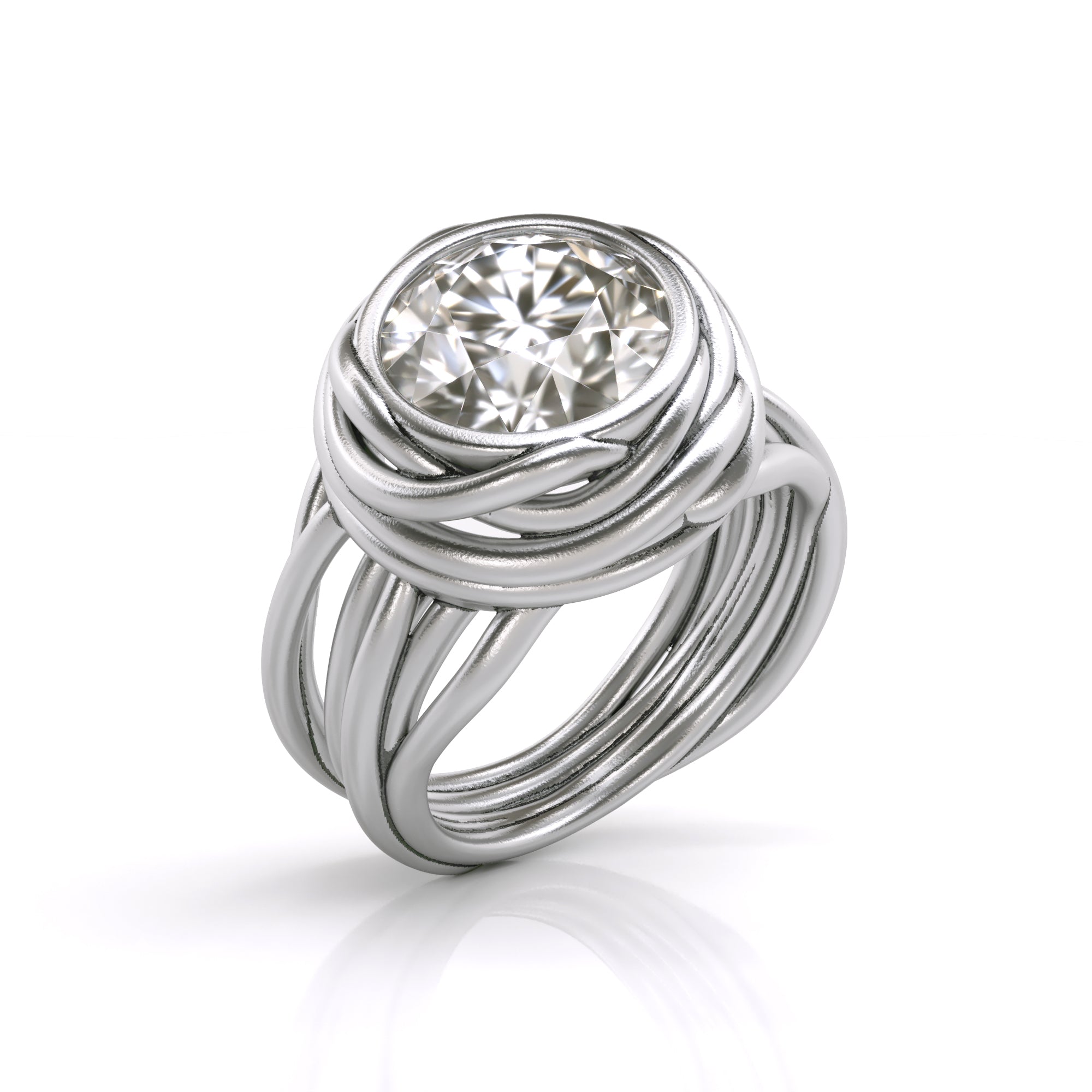 Center Gemstone Organic Design Ring – dannynewfeldjewelry